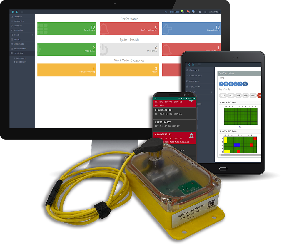 RTE wireless reefer monitoring system for the Port of Thessaloniki